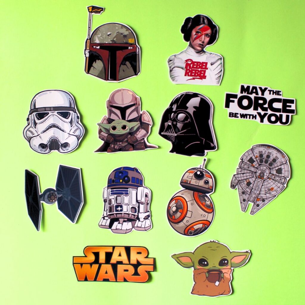 Set 12 Stickers Star Wars - Manic